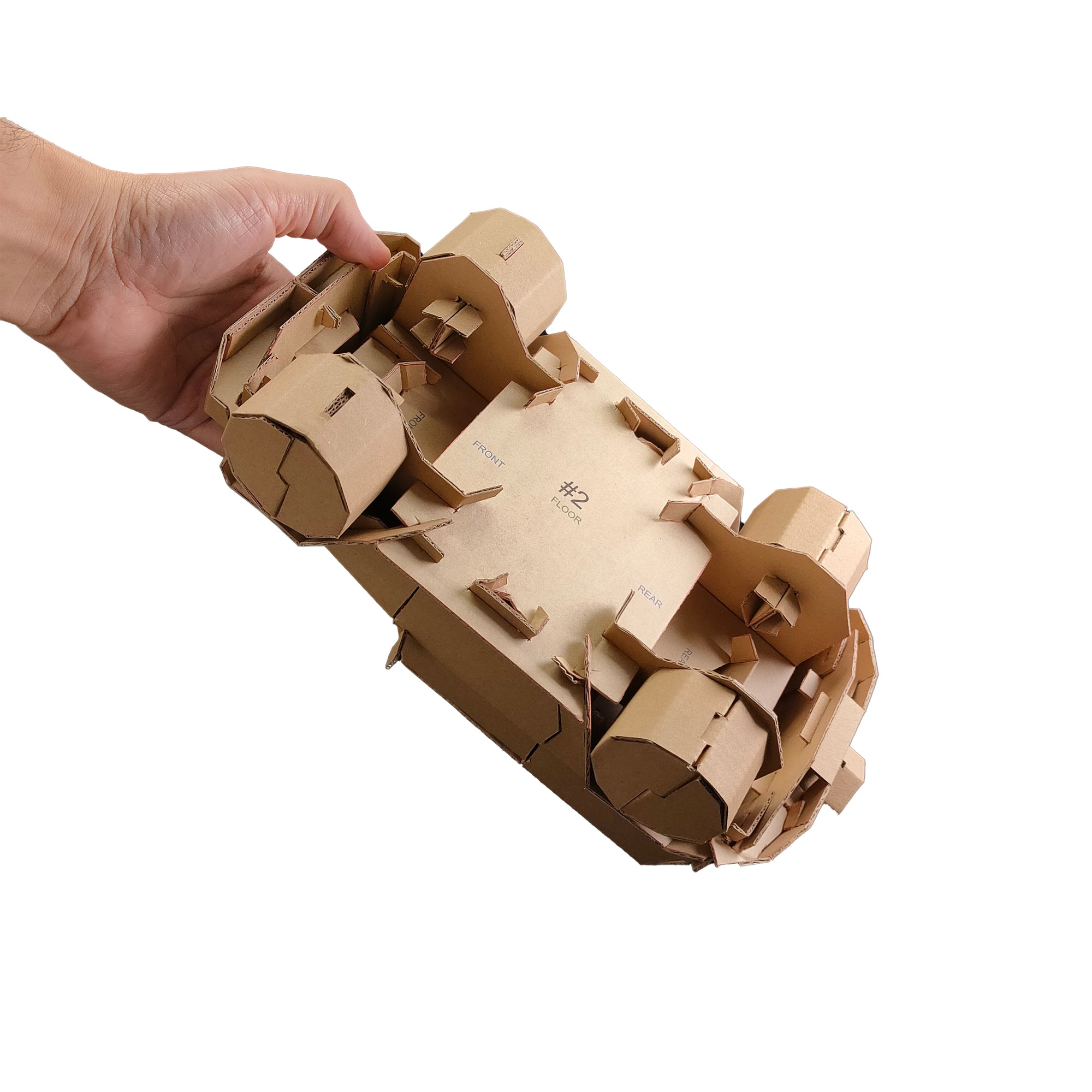 Carro de Carton + Plantilla – Ecolab